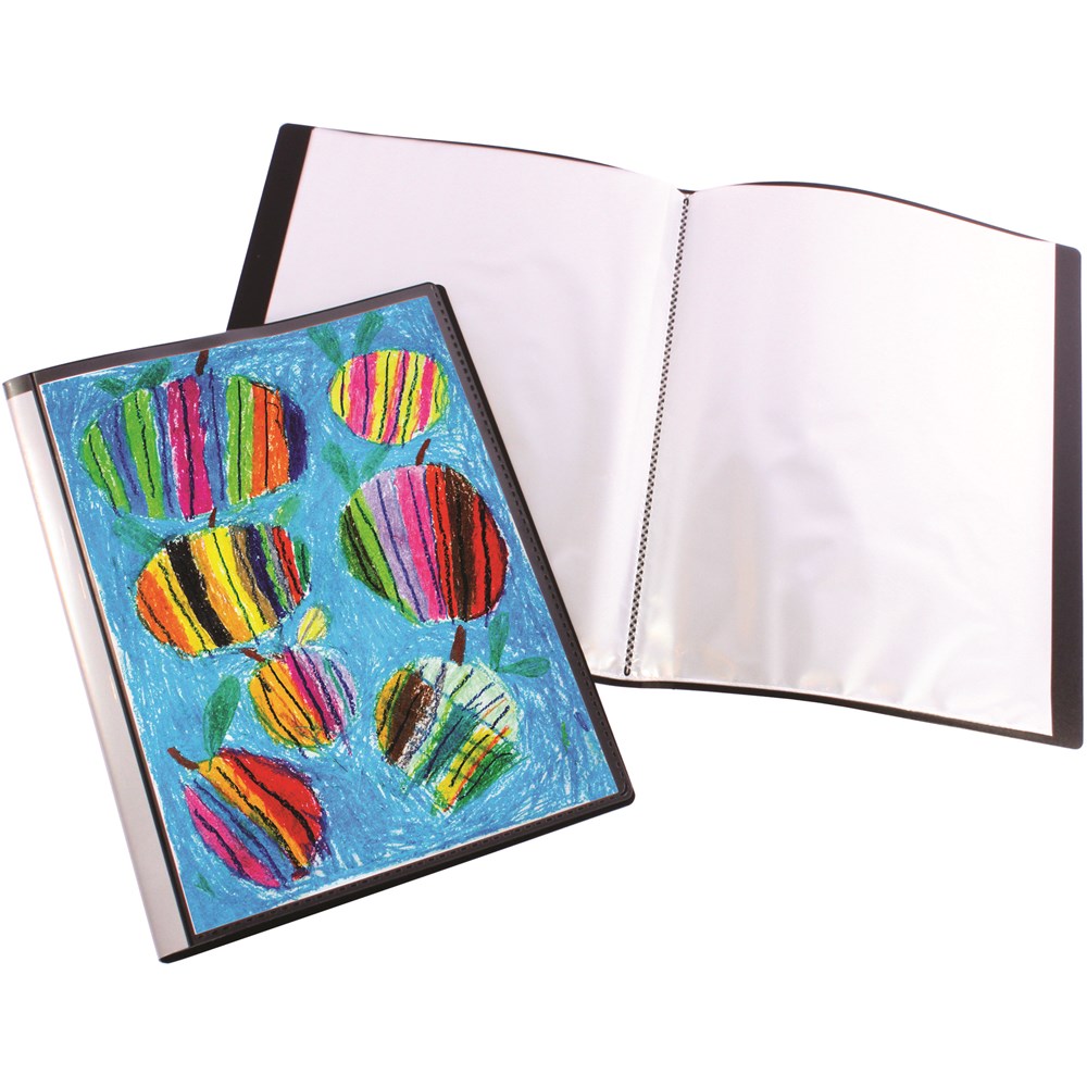 Quill Insert Display Book A3 20 Fixed Pockets Black - Your Home for ...