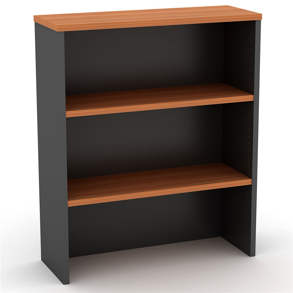 OM Overhead Hutch 900W x 325D x 1080mmH Cherry And Charcoal - Your Home ...