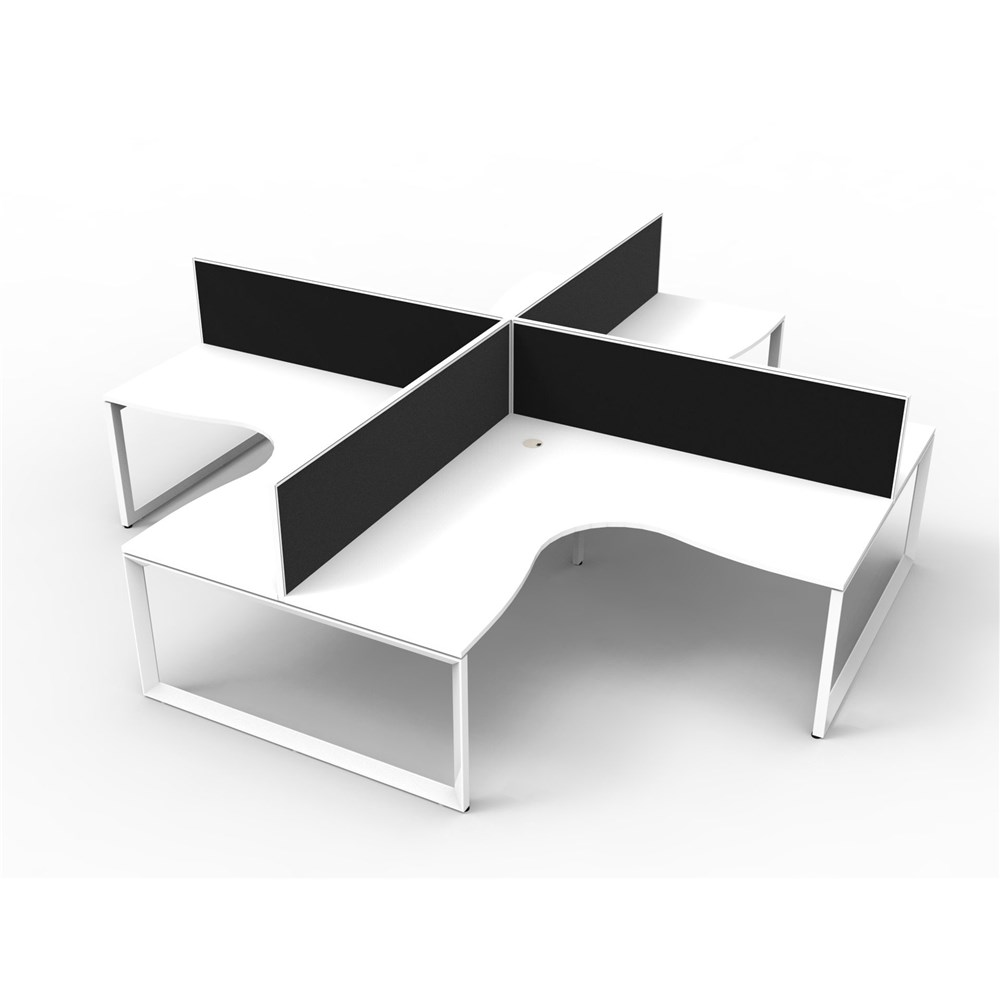 Office Furniture - Rapidline Deluxe Infinity Corner Workstation Loop ...