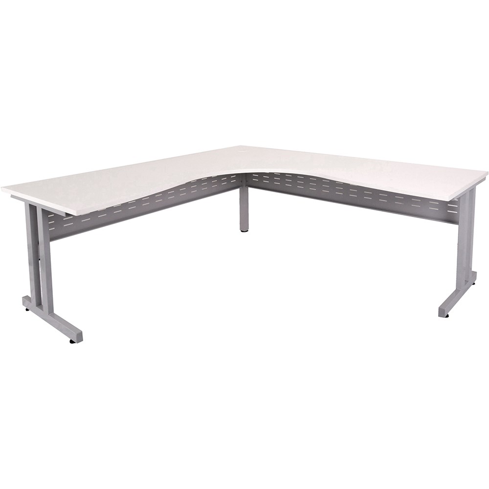 Rapidline C Leg Corner Workstation 1500/1500W x 700D x 730mmH Natural ...