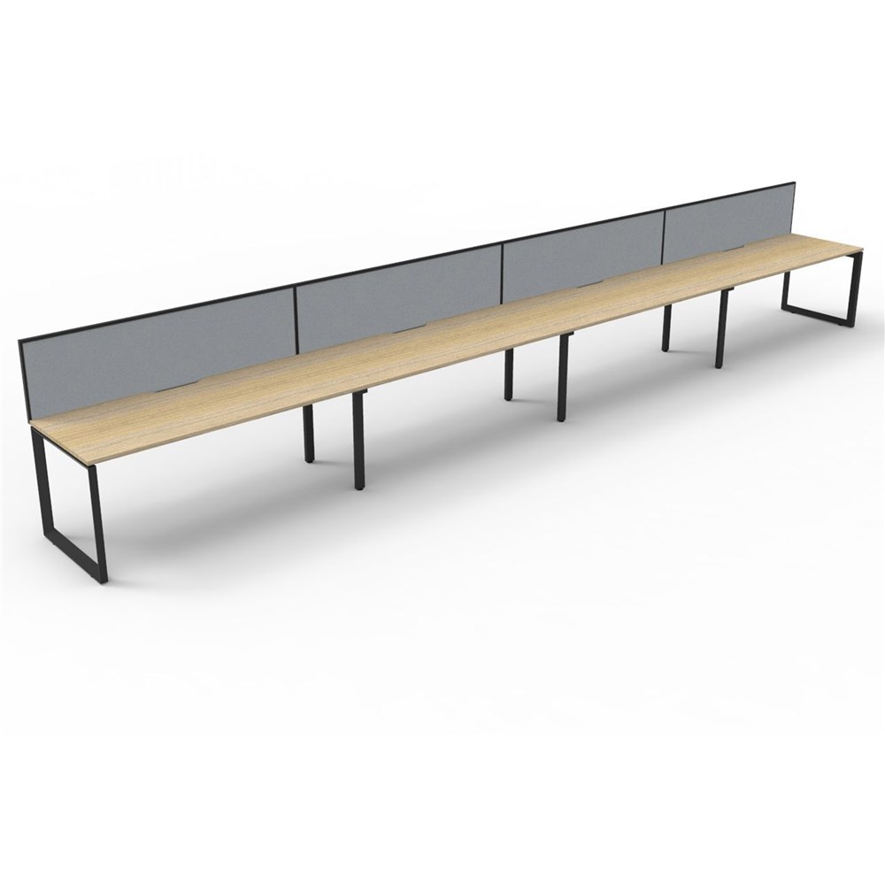 Office Furniture - Rapidline Deluxe Infinity Desk Loop Leg Single Sided ...