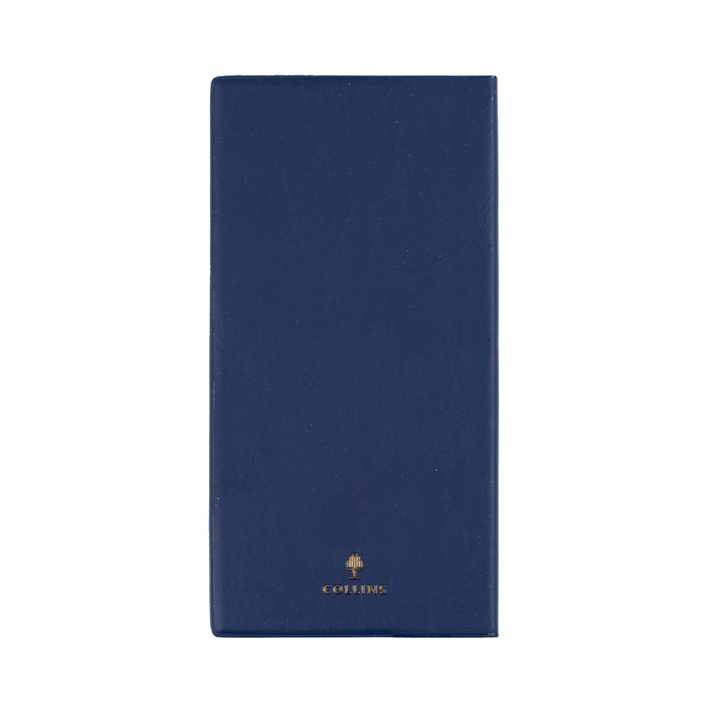 Collins Belmont Pocket Diary B6/7 Slimline Week To View Portrait Navy ...