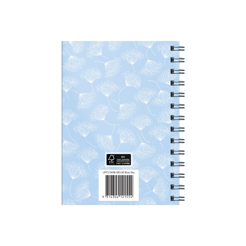 Upward Fashion Diary B6 Week To View Blue Sky - Your Home for Office Supplies & Stationery in ...