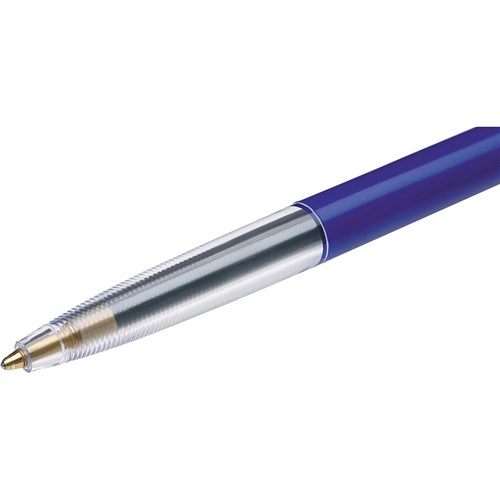 Bic Clic M10 Xtra Life Ballpoint Pen Retractable Medium 1mm Blue Pack of 10 - Your Home for ...