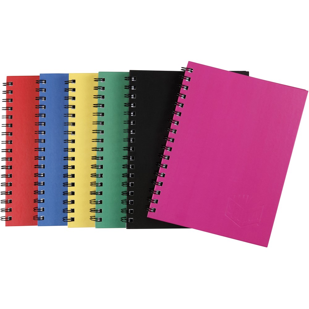 Books - Spirax 512 Hard Cover Notebook A4 Ruled 200 Page Side Opening ...