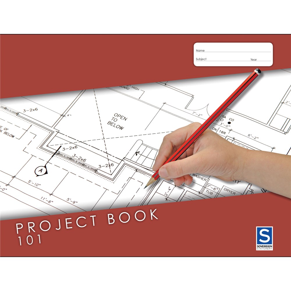 Books - Sovereign Project Book 250x240mm 8mm Ruled 24 Page - Your Home ...